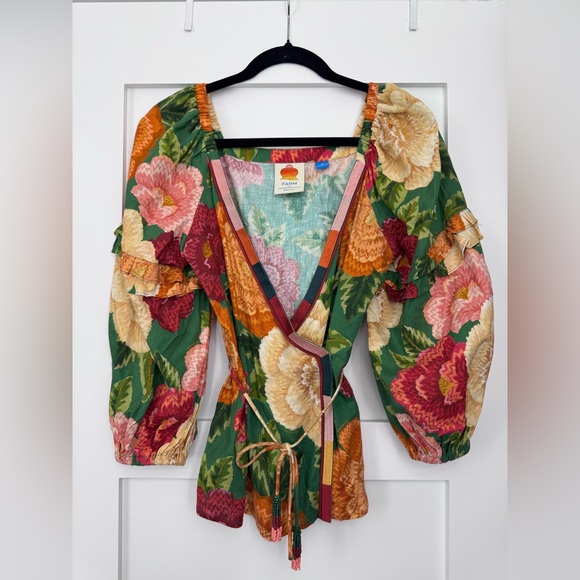 FARM Rio | Tops | Farm Rio Multicolor Floral Shirt | Poshmark